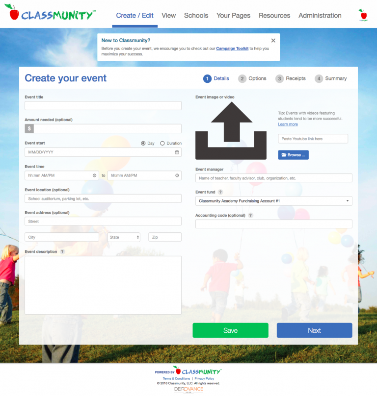 How To Create An Event Registration Page | Classmunity